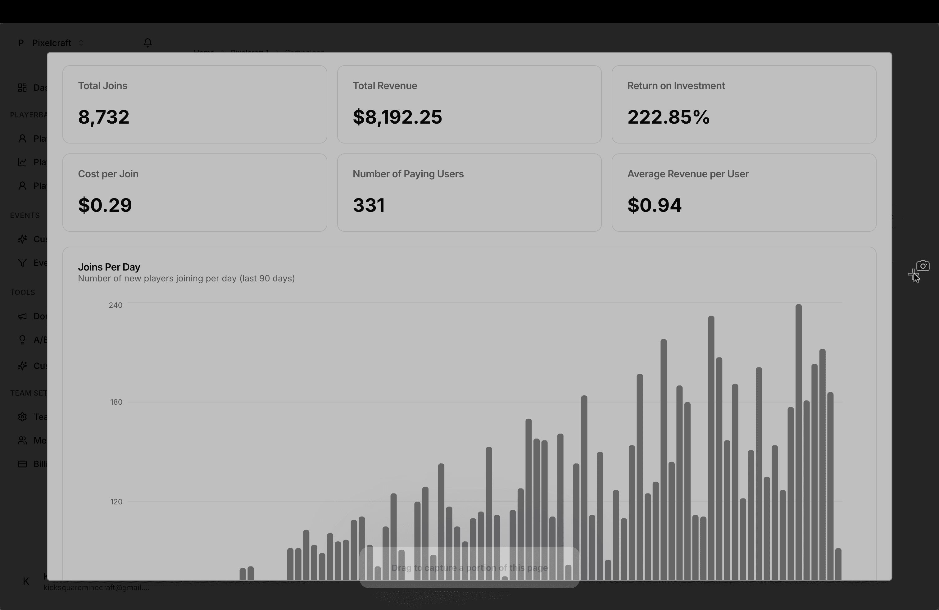 MCMetrics - Grow your Minecraft server