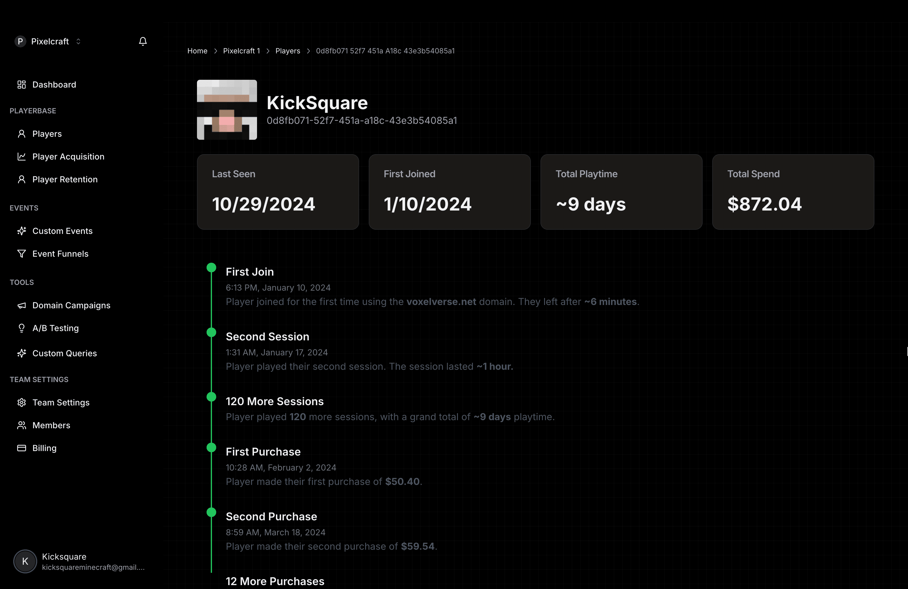 MCMetrics - Grow your Minecraft server