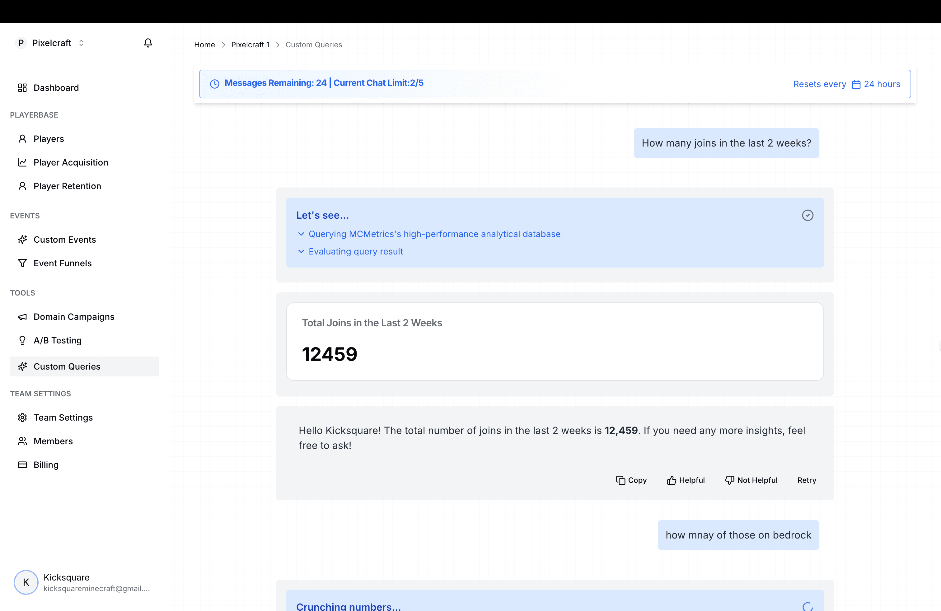 MCMetrics - Grow your Minecraft server