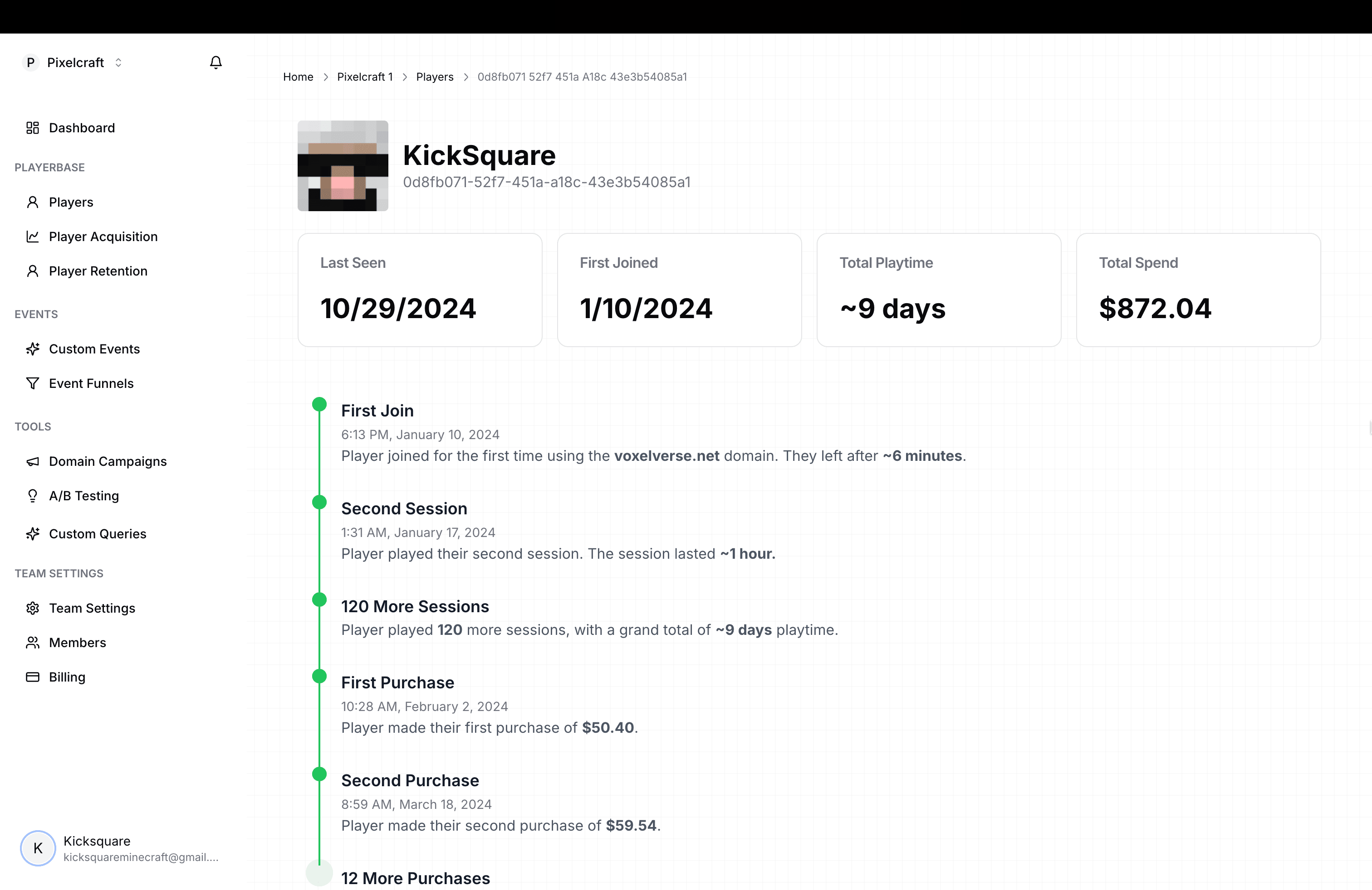 MCMetrics - Grow your Minecraft server